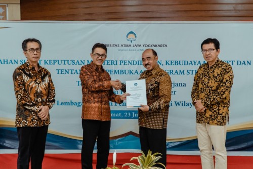 UAJY Terima SK Pembukaan Dua Program Studi Baru, Program Sarjana ...